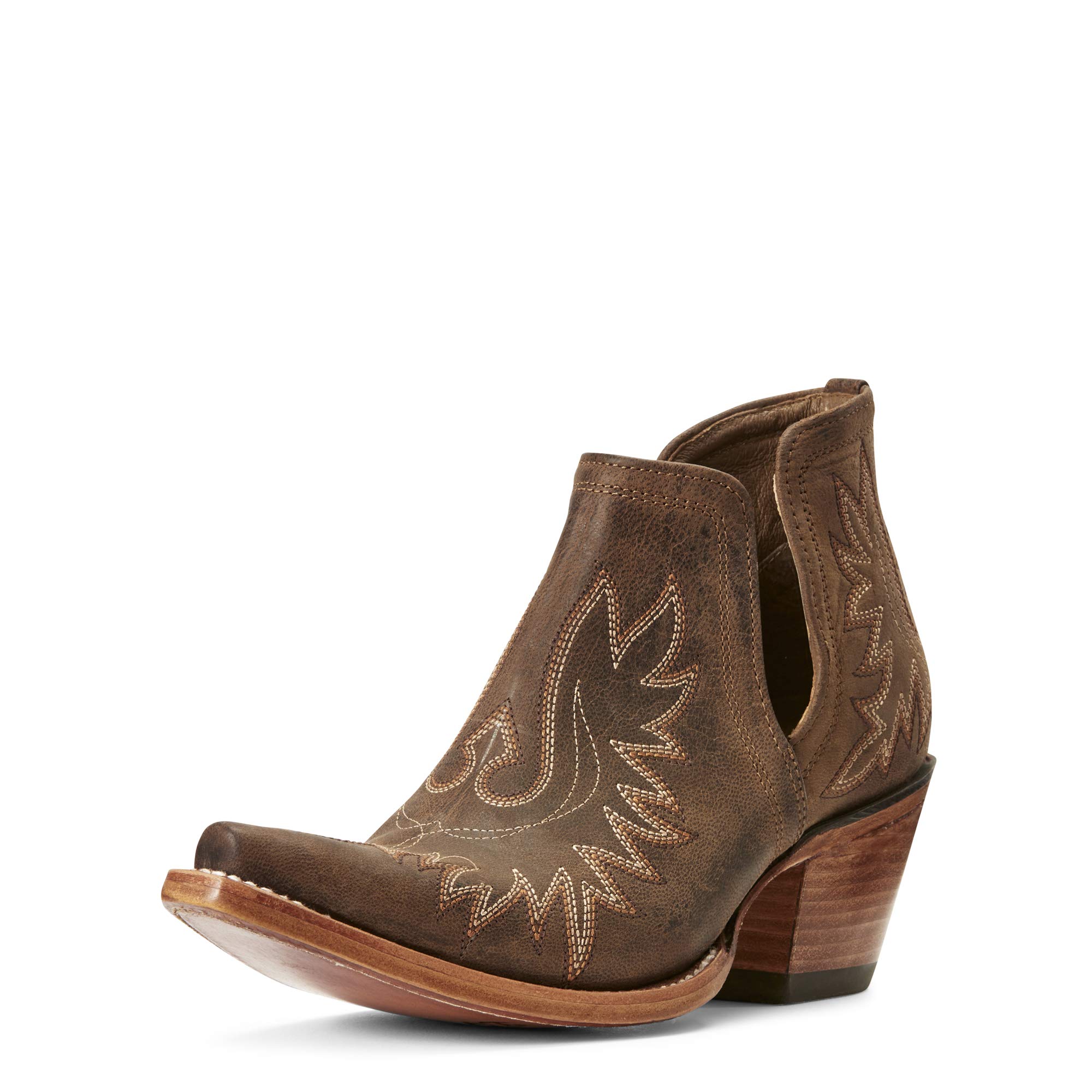 ARIAT womens Dixon Western Boot, Weathered Brown, 10 US