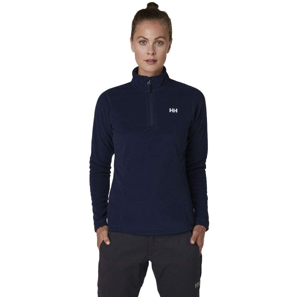 Helly Hansen Women's Daybreaker 1/2 Zip Fleece Pullover Jacket, 599 Navy, X-Large