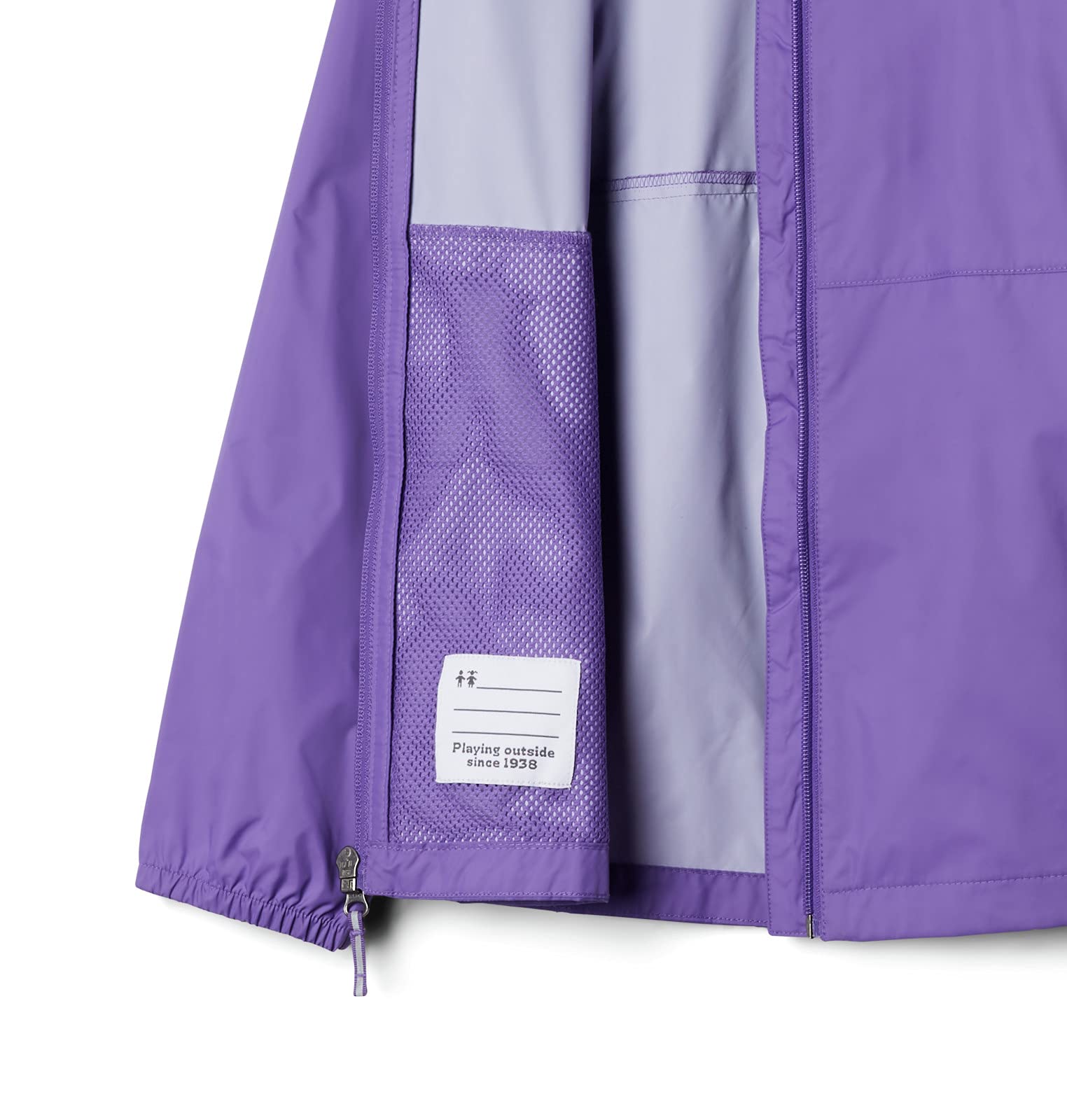 Columbia Youth Girls Switchback II Jacket, Grape Gum, X-Small