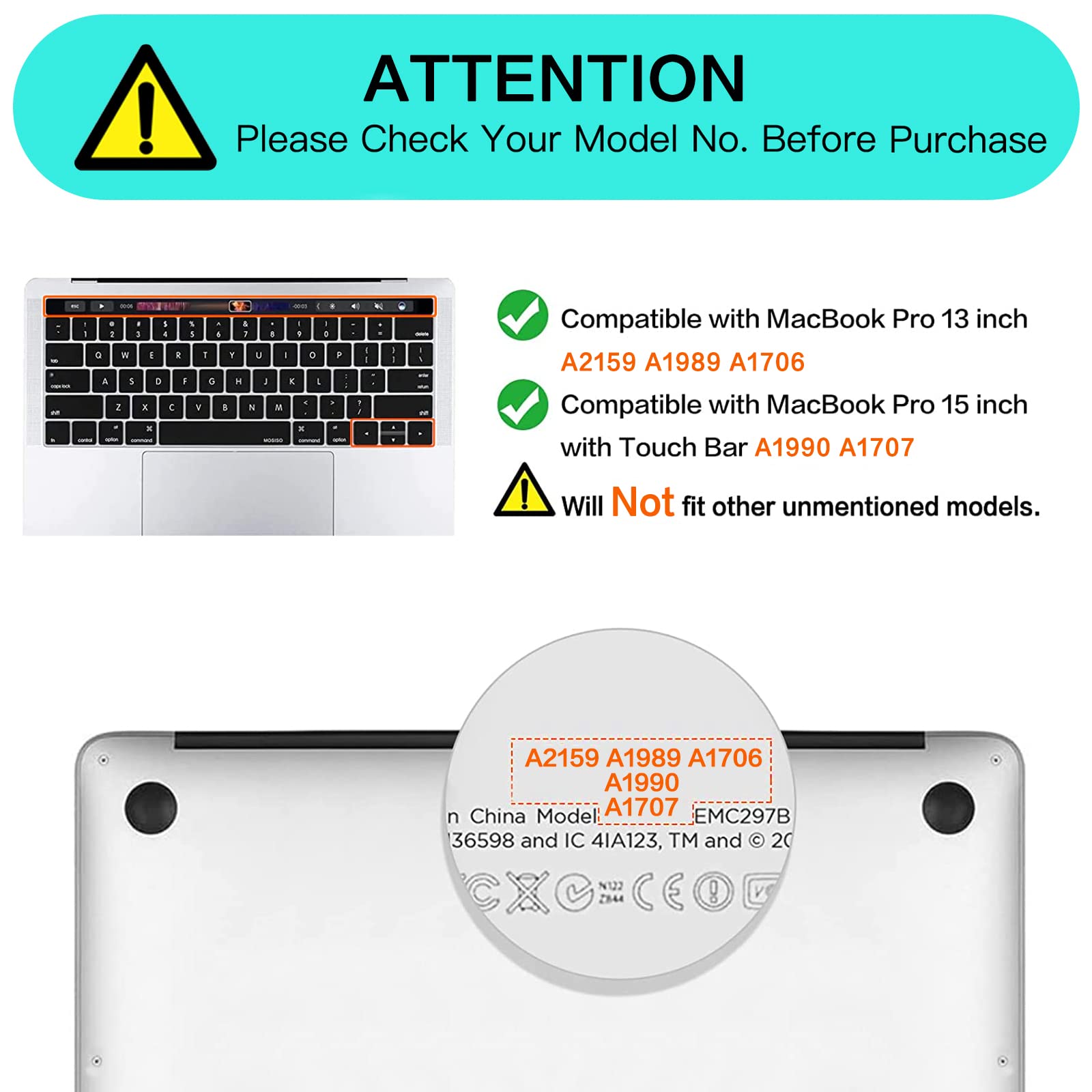MOSISO Silicone Keyboard Cover Compatible with MacBook Pro with Touch Bar 13 and 15 inch 2019 2018 2017 2016 (Model: A2159, A1989, A1990, A1706, A1707) with Touch ID, Mac OS X Shortcut, Rose Quartz
