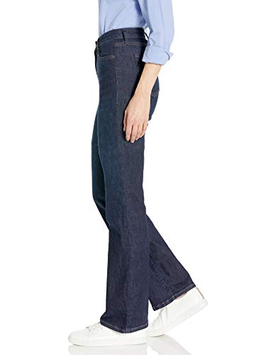 Amazon Essentials Women's Slim Bootcut Jeans, Mid-Rise, Stretchy, Dark Wash, Size 14 Short