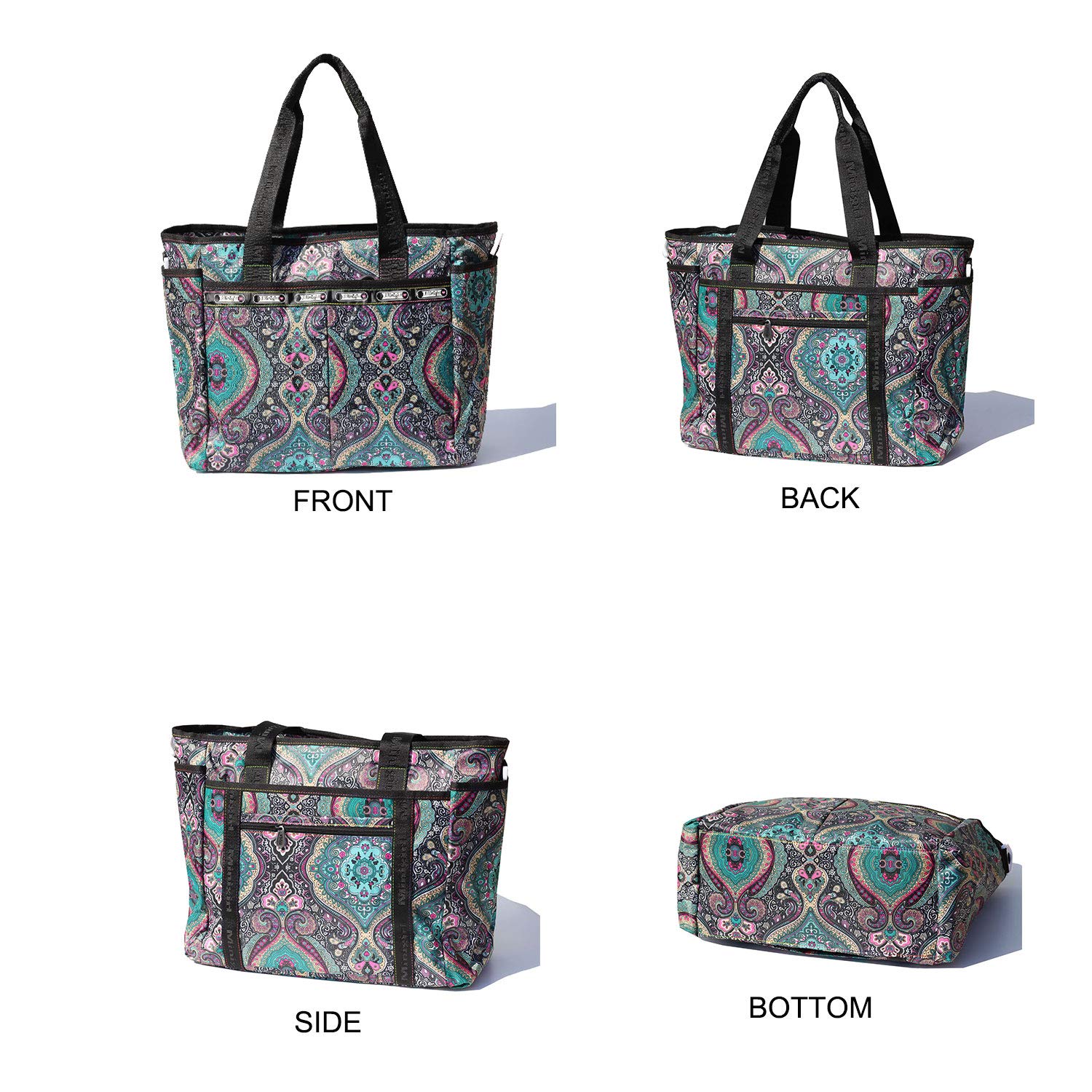 Women Weekender Overnight Travel Shoulder Bag Overnight Carry-on Duffel Gym Tote Luggage