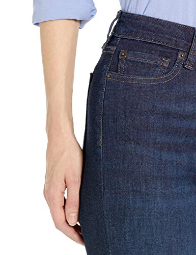 Amazon Essentials Women's Slim Bootcut Jeans, Mid-Rise, Stretchy, Dark Wash, Size 14 Short