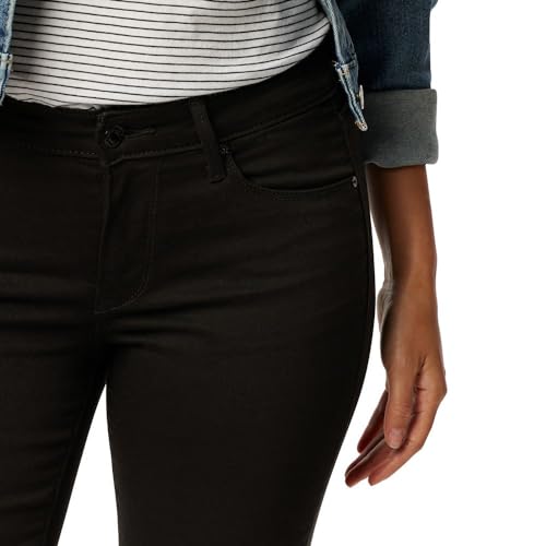 Levi Strauss Signature Gold Women's Modern Skinny Jeans (Also Available in Plus), Noir, 6 Regular