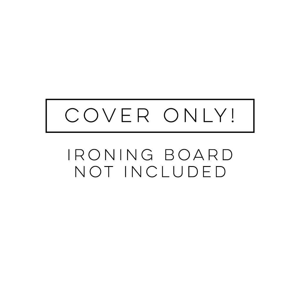 TIVIT Ironing Board Covers - Made in Italy - 12 x 42 Durable Alumitek PRO Heat Reflective Silicone Pads are Scorch & Stain Resistant - Made w/3 Layers of Padding, 3 Fastener Straps & Pull Bungee Cord