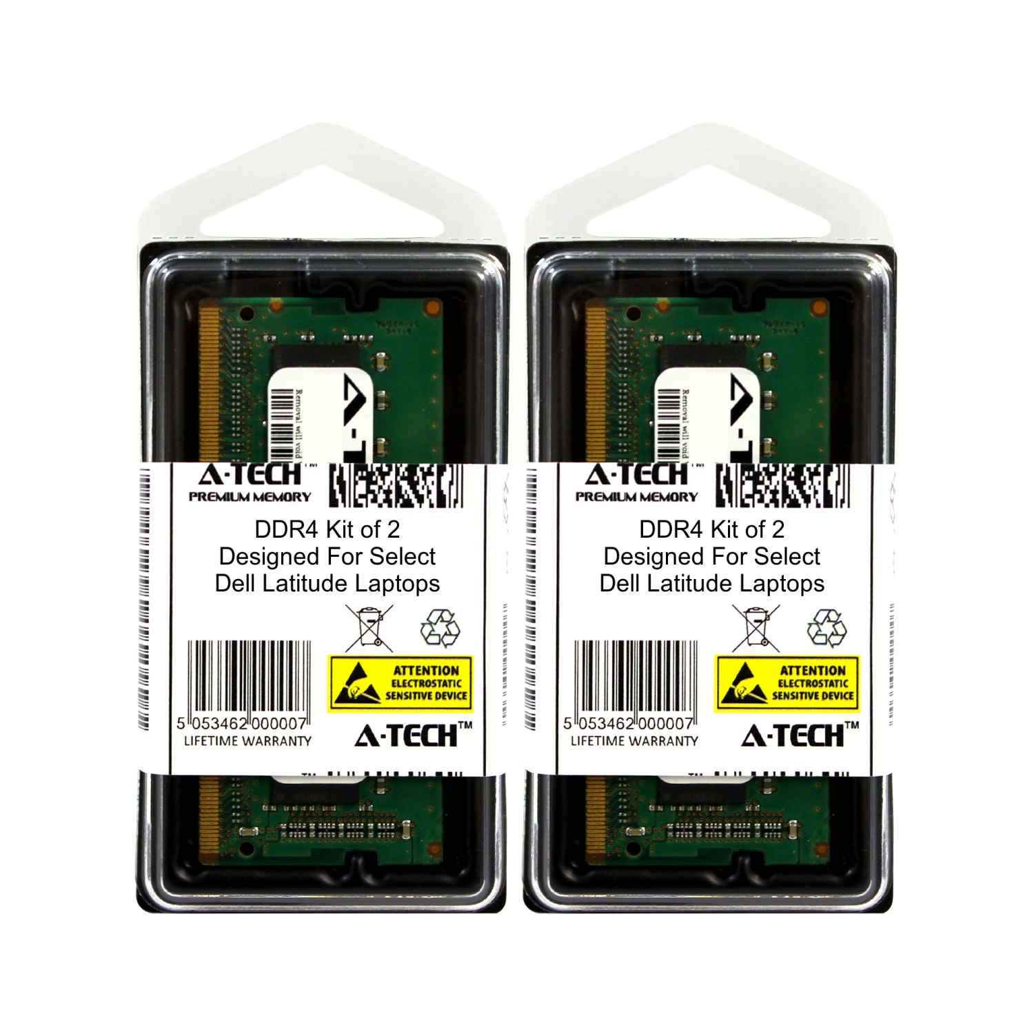 A-Tech 8GB Kit (2 x 4GB) for Dell Latitude 7000 Series 7214 7270 7414 7470 7480 7490 E7214 E7270 E7414 E7470 E7480 E7490 2666Mhz DDR4 Laptop & Notebook Memory Ram Modules