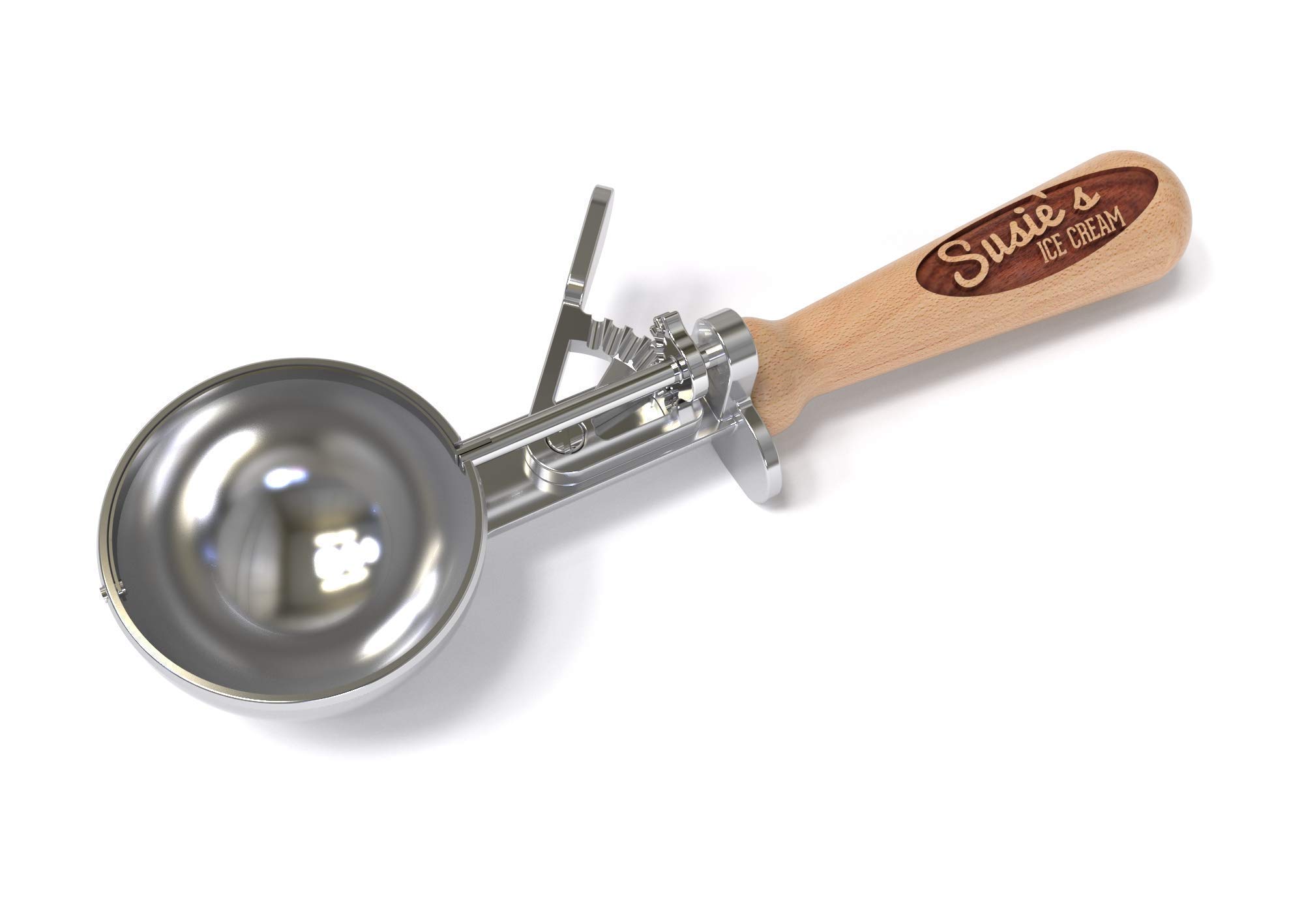 Personalized Ice Cream Scoop, Homemade Ice Cream, Ice Cream Server, Gift for Her, Baking Gift, Cooking Gift, Wood Ice Cream Scoop, Engraved Ice Cream Scoop, Vintage Ice Cream Scoop, Baking Gift
