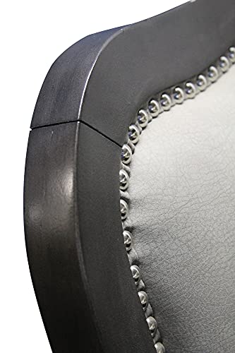 Sunset Trading Vegas Game and Dining Single Chair, Casters, Gray
