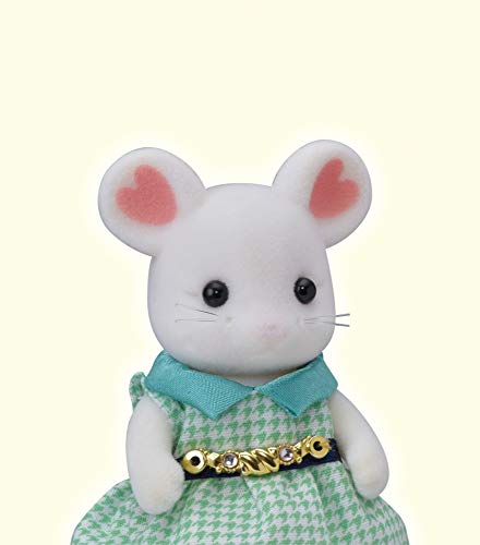 Calico Critters Town Girl Series - Stephanie Marshmallow Mouse