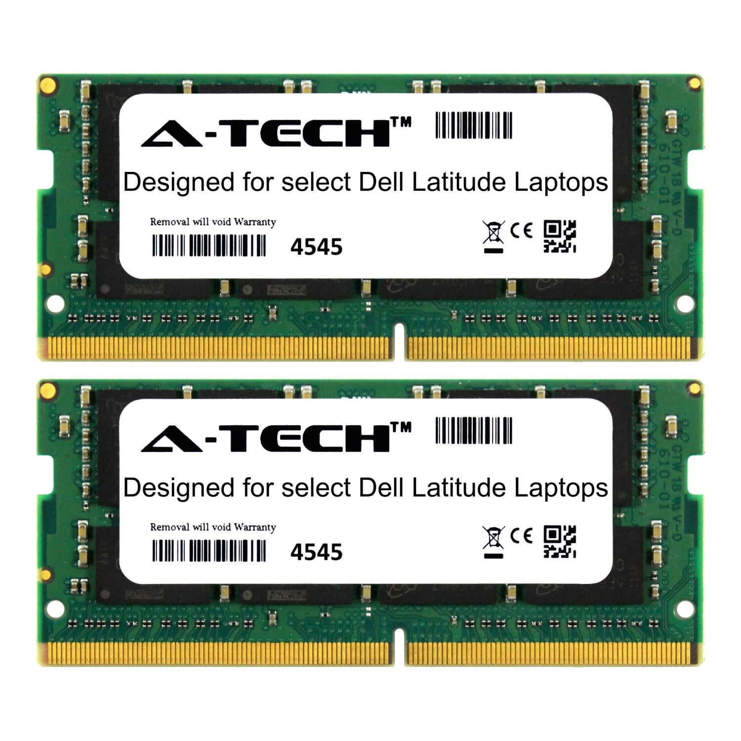 A-Tech 32GB Kit (2 x 16GB) for Dell Latitude 7000 Series 7214 7414 7480 7490 E7214 E7414 E7480 E7490 2666Mhz DDR4 Laptop & Notebook Memory Ram Modules