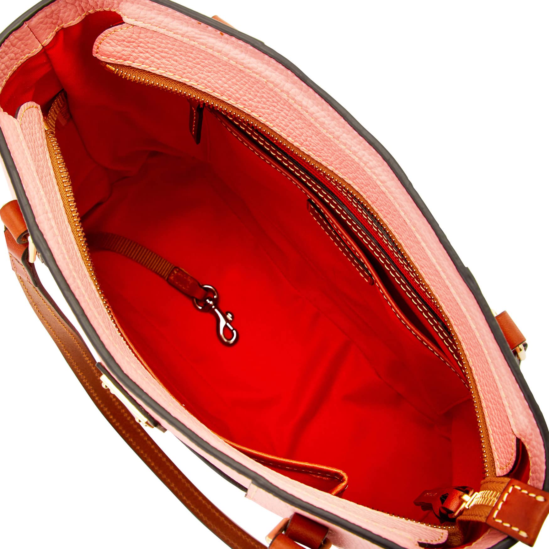 Dooney & Bourke Handbag, Pebble Grain Small Lexington Tote - Pale Pink