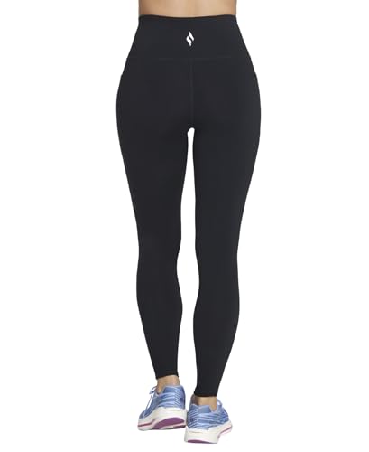 Skechers Women's Go Walk High Waisted Legging, Black, X-Large