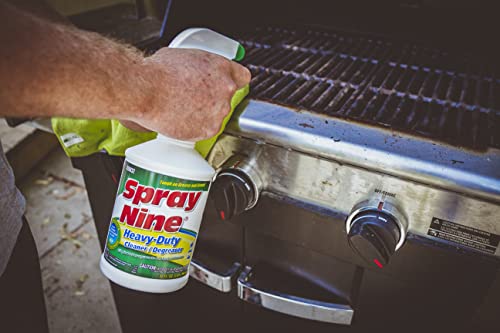 Spray Nine 26832 Heavy Duty Cleaner, Degreaser And Disinfectant, Multipurpose Cleaner For Common Automotive Shop, Home, Industrial, And Commercial Uses, 32 oz