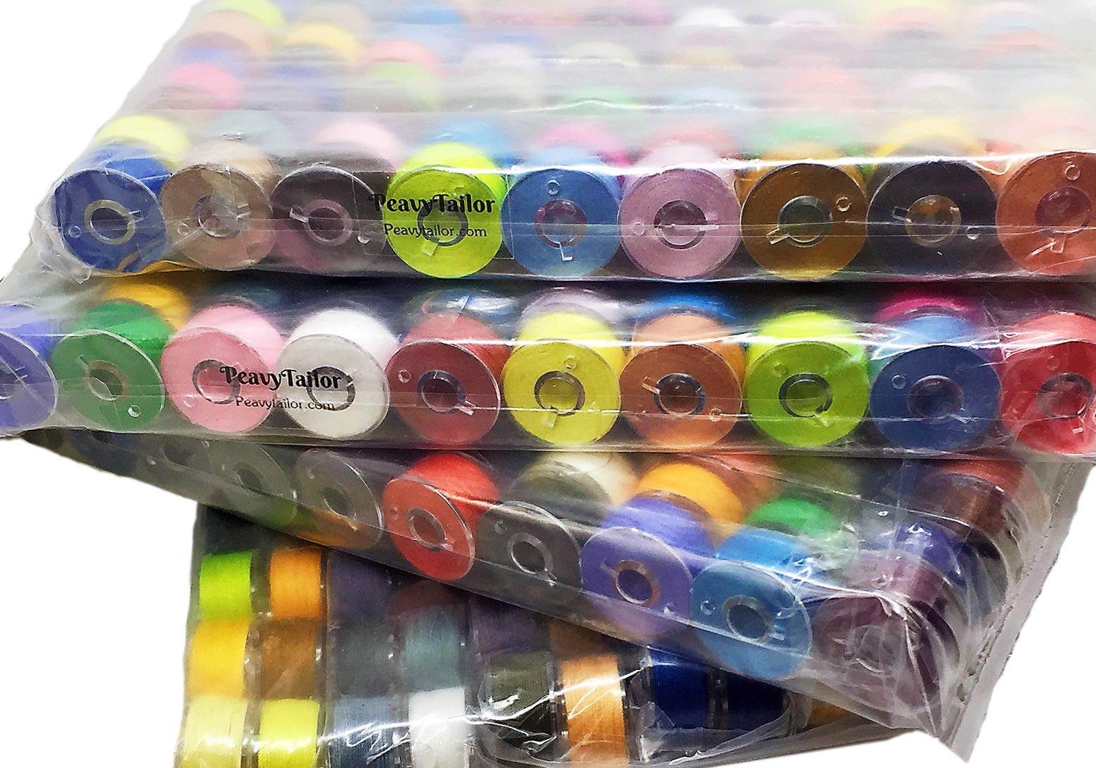 100 Pcs/Colors Prewound Sewing Bobbins Thread Sewing Machine Thread Kit Size A