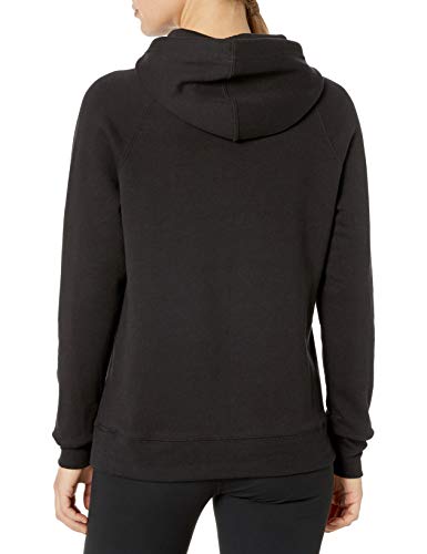 Champion womens Classic Script Logo, Powerblend Fleece Hoodie Hooded Sweatshirt, Black-y08113, X-Small US
