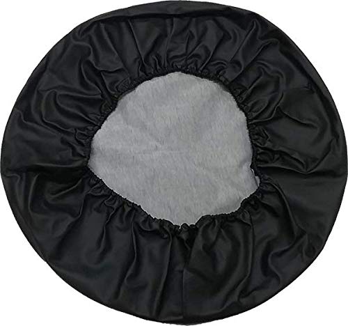 JL Series Spare Tire Cover with Backup Camera Hole Compass Geometric Mountain Scene Night Sky Travel Black 33 in