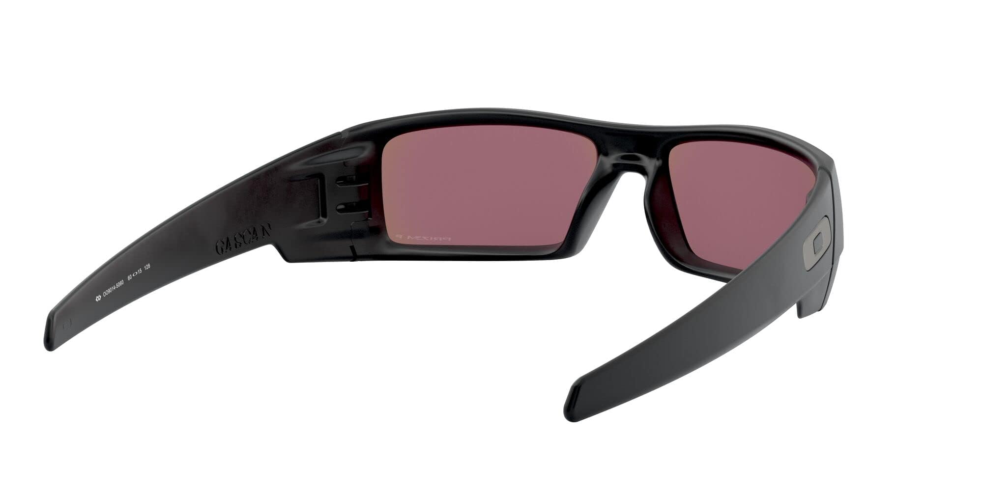 Oakley Men's Oo9014 Gascan Rectangular Sunglasses, Matte Black/Prizm Sapphire Iridium Polarized, 60 mm