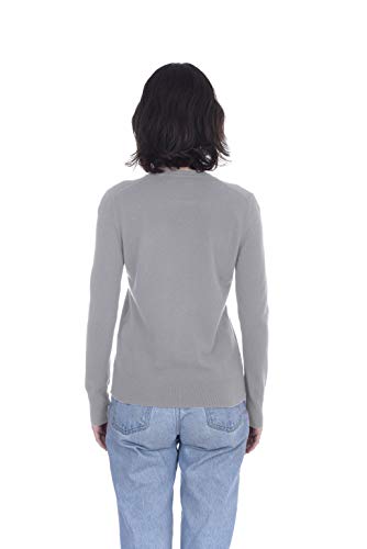 Cashmeren Women’s Basic V-Neck Sweater 100% Pure Cashmere Long Sleeve Classic Pullover (Pale Charcoal, XX-Large)