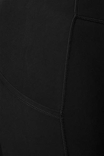 Leggings Depot Women's High Waisted ActiveFlex Leggings Pants (W/Pockets-Full Length, Black, L)