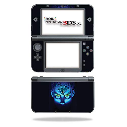MightySkins Skin Compatible with Nintendo New 3DS XL (2015) - Circuit Brain | Protective, Durable, and Unique Vinyl Decal wrap Cover | Easy to Apply, Remove, and Change Styles | Made in The USA