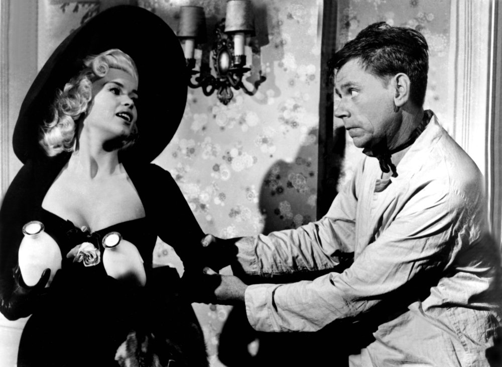 The Girl CanT Help It Jayne Mansfield Tom Ewell 1956 Milk Tm And Copyright (C)20Th Century Fox Film Corp All Rights Reserved Photo Print (28 x 22)