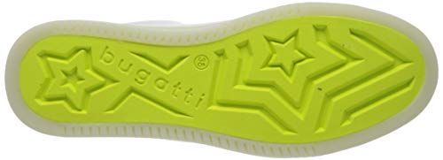bugatti Women's 432866015057 Low-Top Sneakers, White White Yellow 2050, 8
