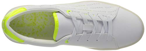 bugatti Women's 432866015057 Low-Top Sneakers, White White Yellow 2050, 8