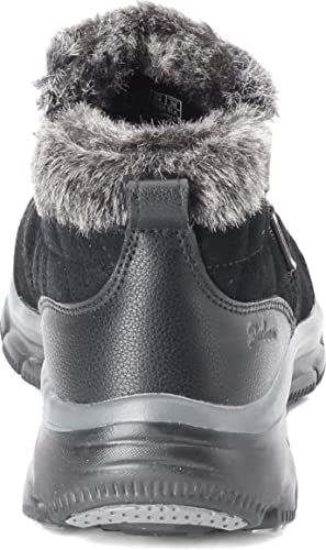 Skechers Women's Easy Going-Girl Crush Ankle Boot, Black, 10