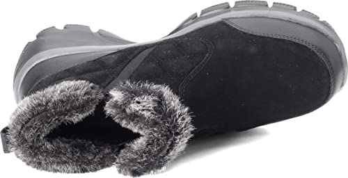 Skechers Women's Easy Going-Girl Crush Ankle Boot, Black, 10