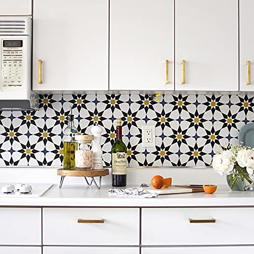 Tempaper Moroccan Spice Soleil Removable Peel and Stick Wallpaper, 20.5 in X 16.5 ft, Made in the USA