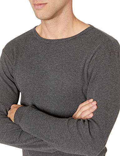 Amazon Essentials Thermal Long Johns Underwear Set for Men, Large, Charcoal