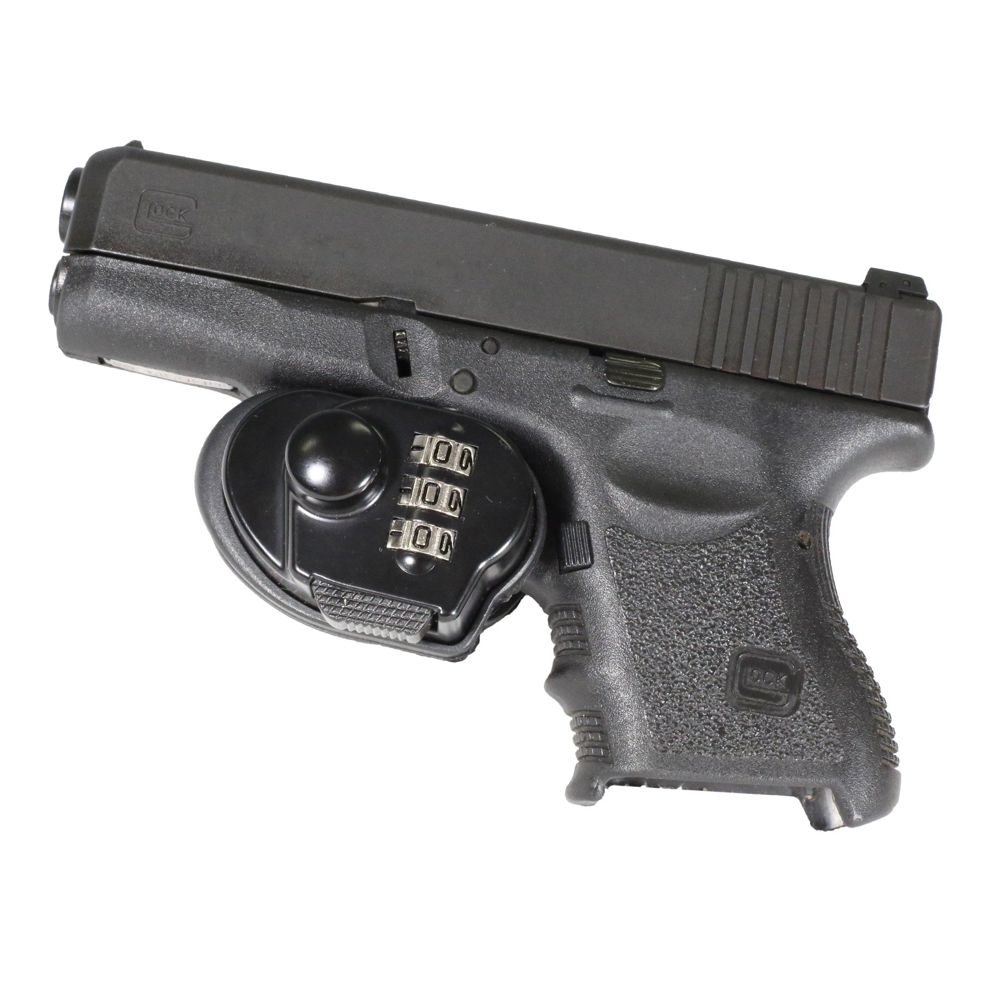 FSDC (Firearm Safety Devices – FSDC-TL4379RCB Resettable 3-Digit Combination Trigger Gun Lock – Prevents Access to The Trigger by Surrounding The Trigger Guard - Durable Black Metal Alloy