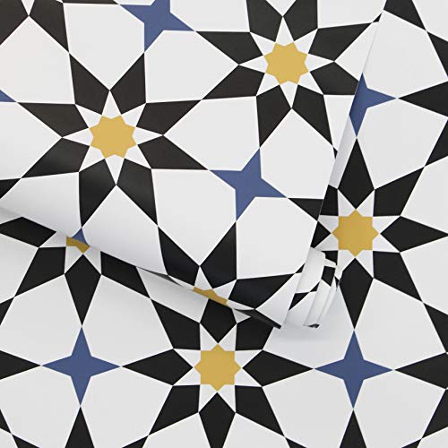 Tempaper Moroccan Spice Soleil Removable Peel and Stick Wallpaper, 20.5 in X 16.5 ft, Made in the USA