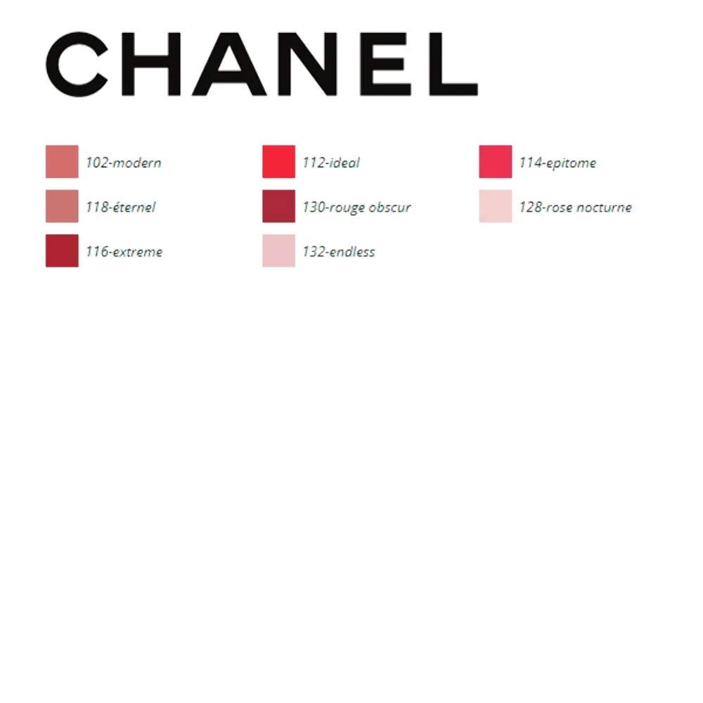 Chanel Rouge Allure Velvet Extreme Intense Matte Lip Colour 118 Eternel 0.12 Ounce