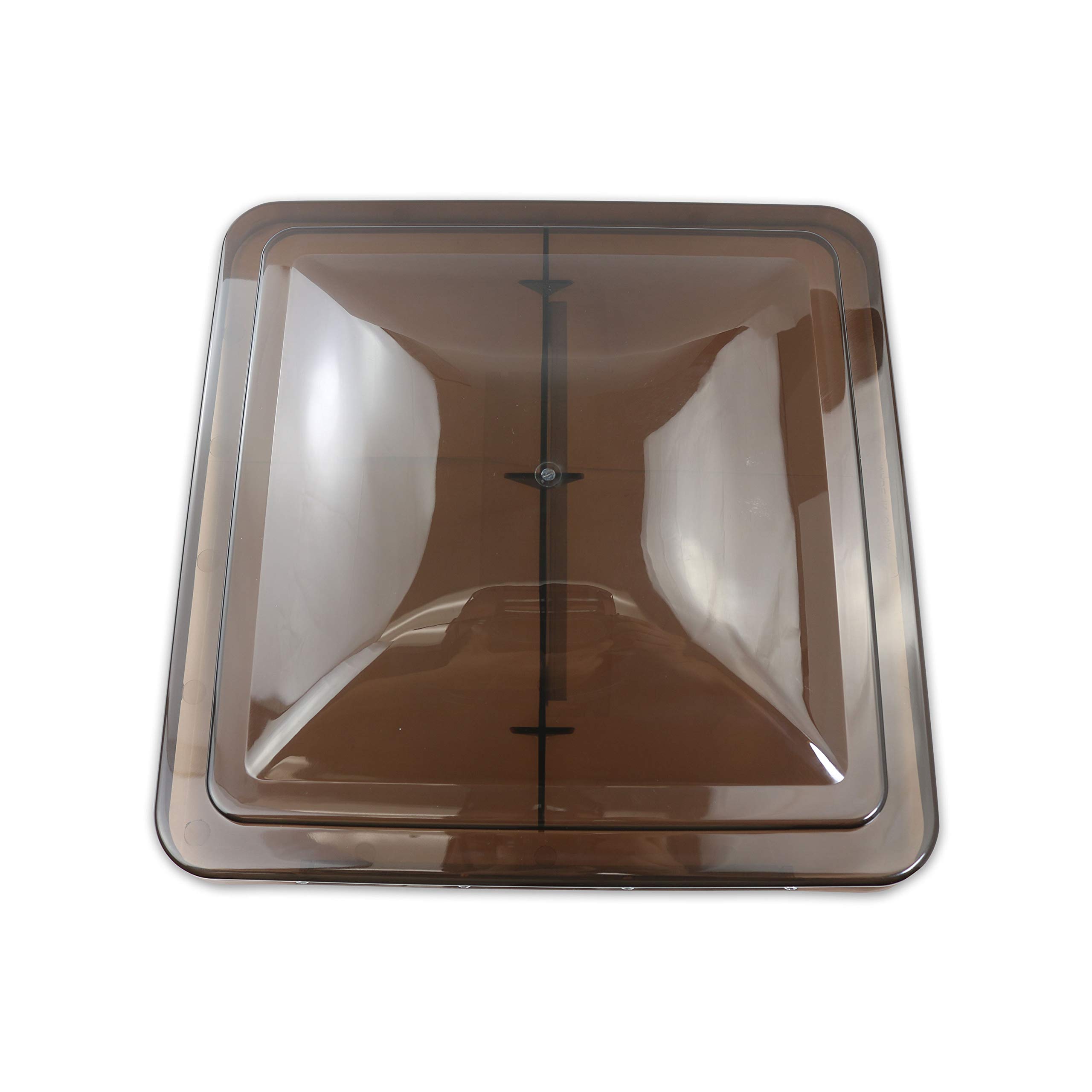 Leisure Coachworks 14 Inch RV Roof Vent Cover Universal Replacement Vent Lid Smoked for Camper Trailer Motorhome (Smoked 1-Pack)