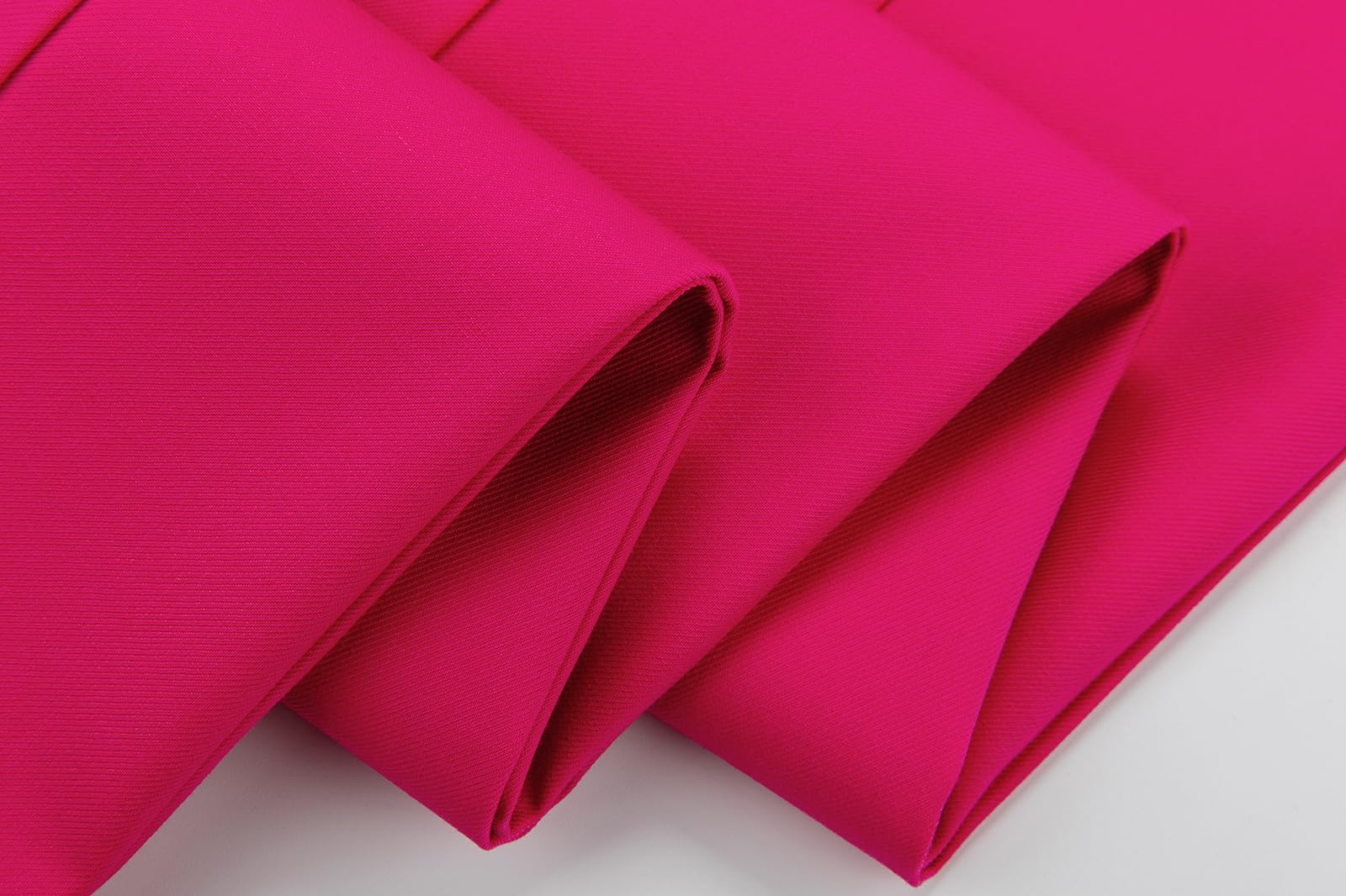 UNINUKOO Mens Dress Pants Slim Fit Solid Color Skinny Trousers Classic Business Casual Wedding Suit Pants US Size 29W x 30L Pink