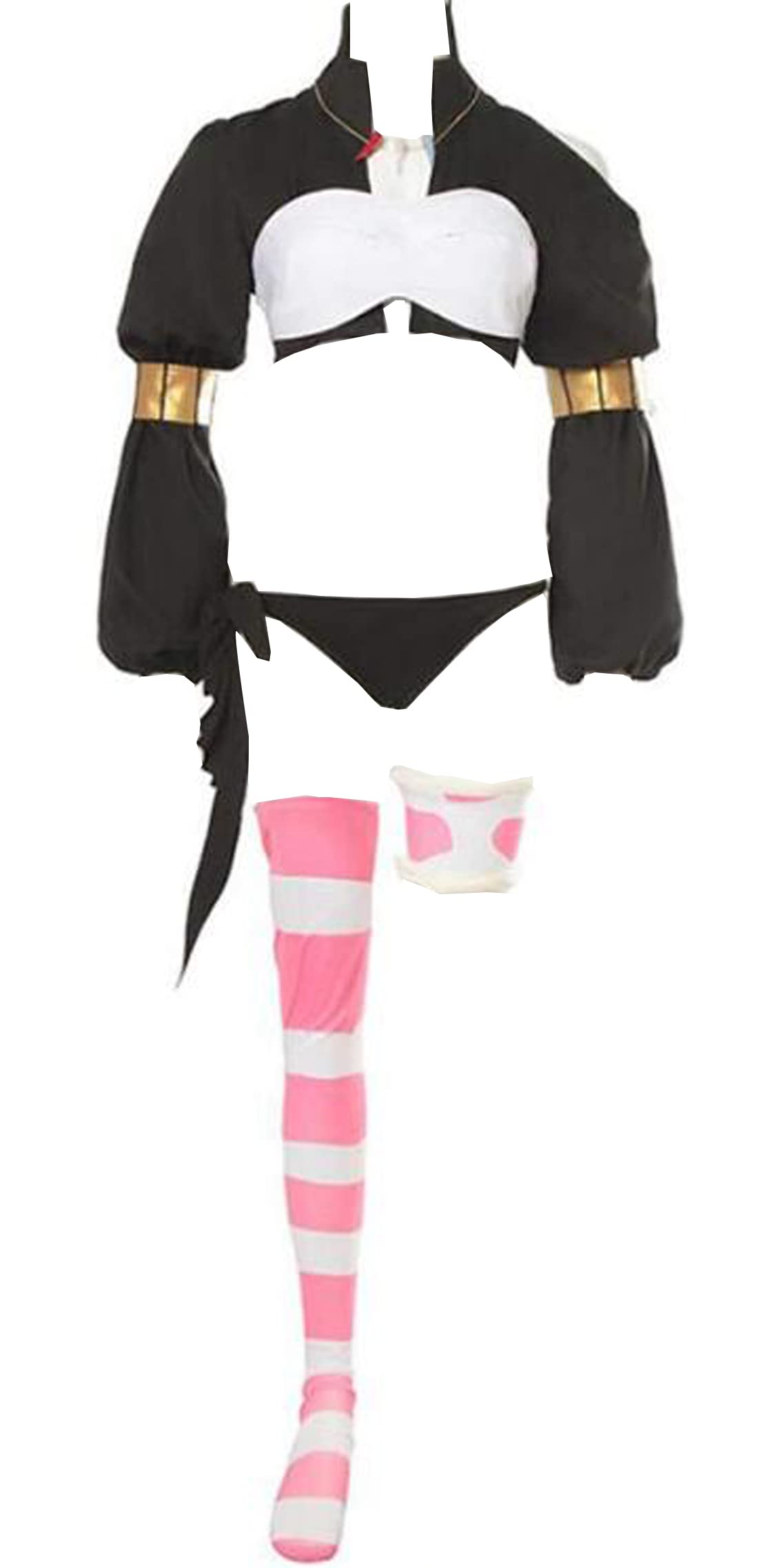 Nsoking That Time I Got Reincarnated as a Slime Cosplay Costume Milim Nava Outfit (Small, Black)