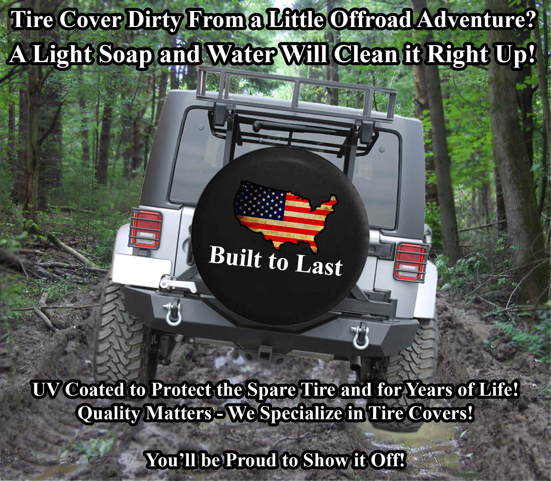JL Series Spare Tire Cover with Backup Camera Hole Sassy but Classy Girl Lips Black 32 in