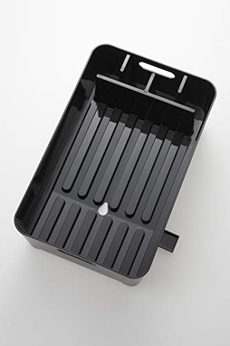 Yamazaki Home Drainer-Drying Kitchen Counters | Plastic | Dish Rack, One Size, Black