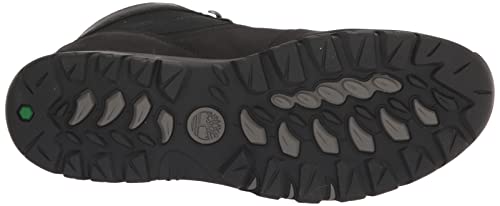 Timberland womens Mt. Maddsen Mid Leather Waterproof Hiker Hiking Boot, Black Nubuck, 8 US