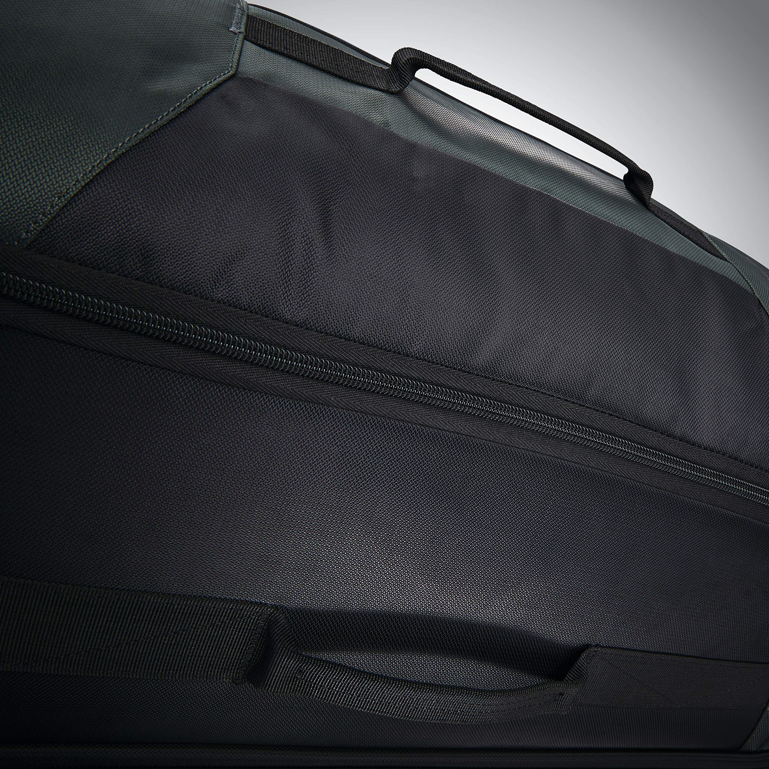 Samsonite Andante 2 Wheeled Duffel Bag – 22-Inch Durable Rolling Luggage with Inline Skate Wheels, Push-Button Handle & Spacious Compartments – Travel-Friendly and Lightweight - Moss Green/Black