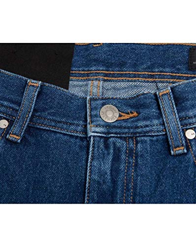 A|X Armani Exchange Men's Bull Cotton Stretch 5 Pocket Pant, Indigo Denim, 34