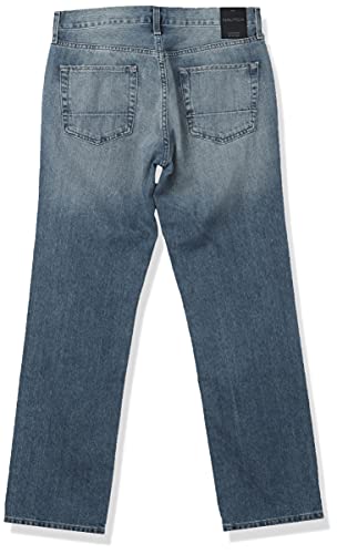 Nautica Men's Vintage Straight Denim Jeans, Sand Wash, 36W x 30L