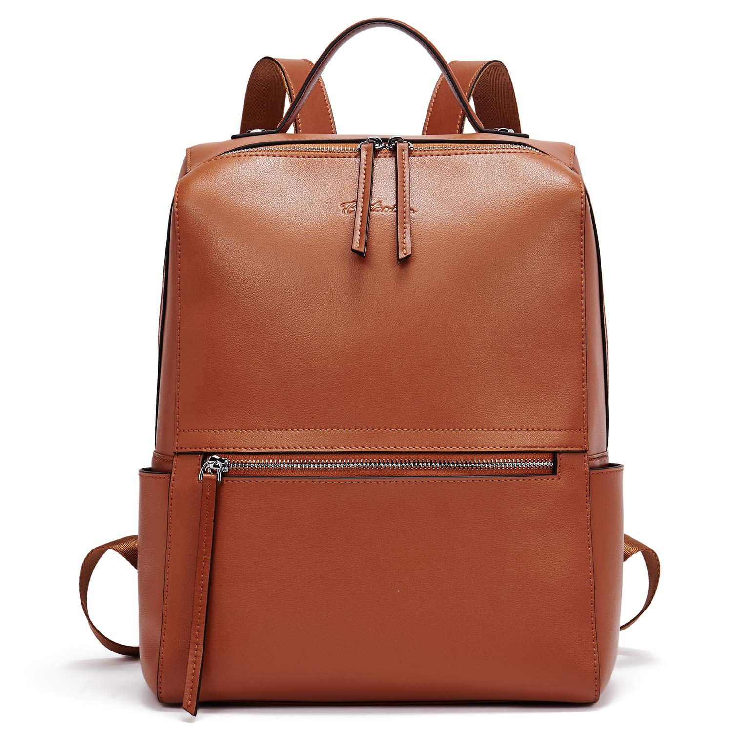 BOSTANTEN Genuine Leather Backpack Purse for Women Fashion Backpack Casual College Shoulder Bag Travel Backpack