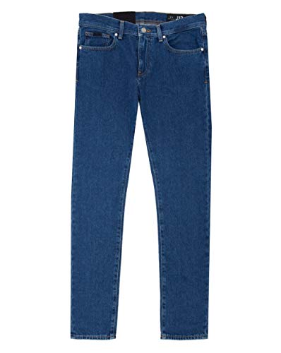 A|X Armani Exchange Men's Bull Cotton Stretch 5 Pocket Pant, Indigo Denim, 34