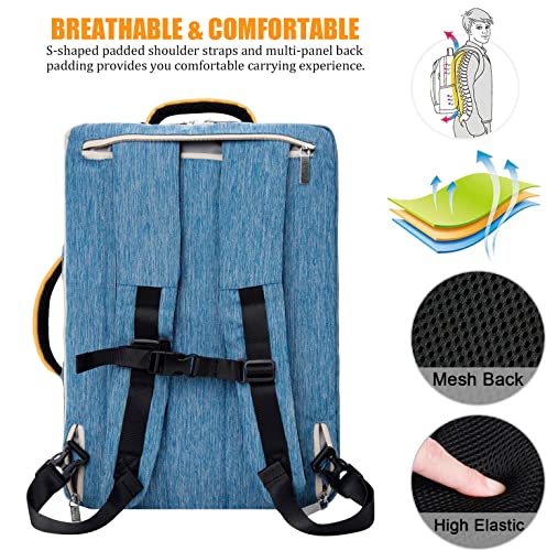 Convertible Laptop Backpack Shoulder Bag 15.6 Inch for Lenovo ThinkPad X1 Extreme, Dell XPS 15, ZenBook 15