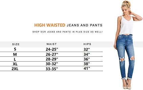 High Waisted-Rise Colored Stretch Skinny Destroyed Ripped Distressed Jeans for Women Olive Mustard RED (US, Alpha, Small, Regular, Regular, Navy)