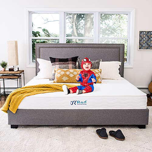 California King Size Foam and Spring Hybrid Mattresses, 10 Inch Medium Firm Mattress in a Box with Individual Pocket Coils, Edge Supportive, CertiPUR-US Certified