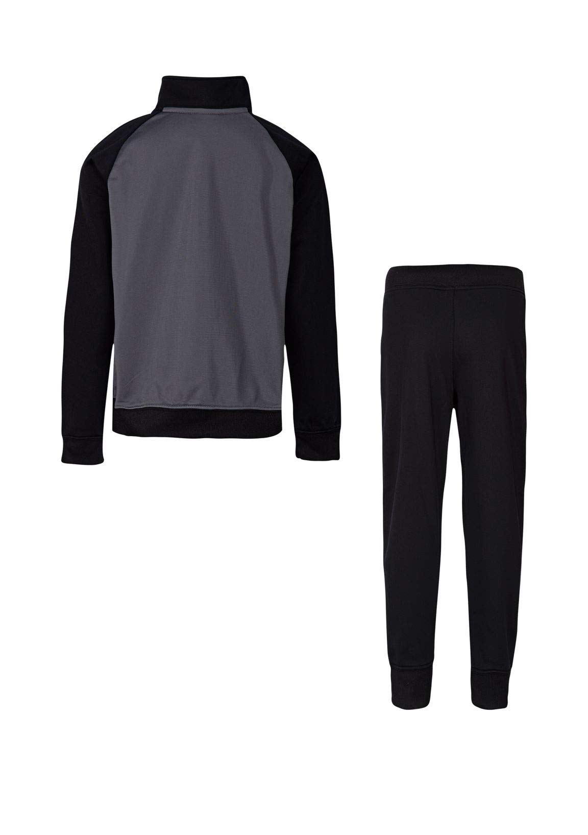 NIKE Boy's Futura Tricot Jacket and Pants Set (Anthracite (86E132-023) /Black/Anthracite/Volt, 6)