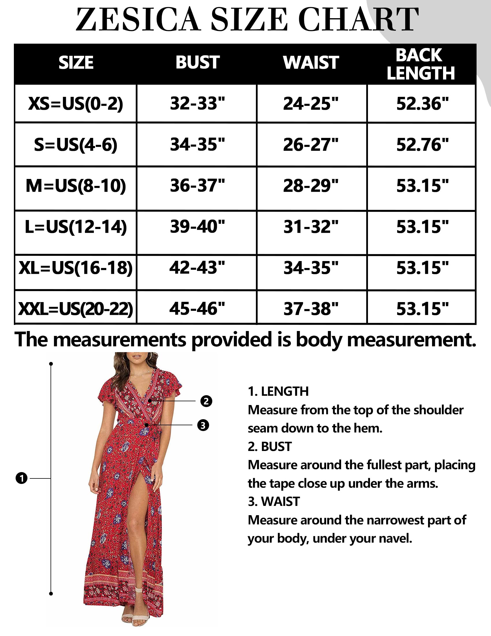 ZESICA Women's 2025 Bohemian Floral Printed Wrap V Neck Short Sleeve Split Beach Party Maxi Dress,Red,Medium